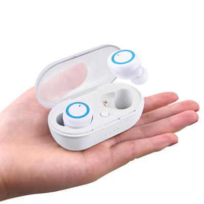 China Bluetooth 5.0 TWS True Wireless Stereo Earbuds Binaural Mini Earphone For Smart Phones Promotional Gift for sale