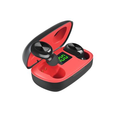China OEM TWS Earphone with LCD Power Display Custom True Wireless 3D Stereo Headphone Bluetooth 5.0 Handsfree Binaural Call for sale