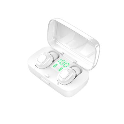 China Fashionable Small Bluetooth 5.0 Wireless Earbuds Macaron TWS Headphone with Digital Display 6D Surrounded Sound for sale