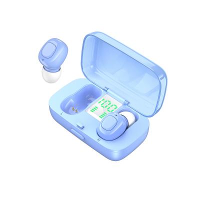 China 2020 New Mini TWS Earphone Wireless Earbuds with LCD Screen Power Display Charging Box IPX5 Waterproof Stereo Headphones for sale