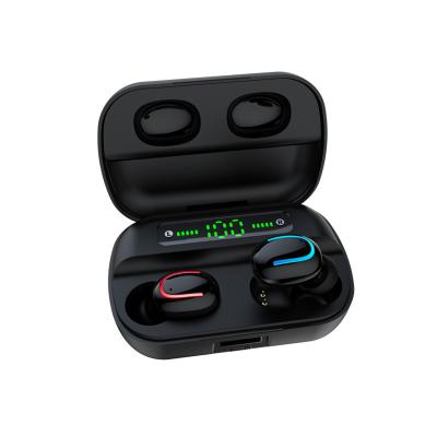 China Digital LCD Screen TWS Bluetooth Earphone Ultra-small Earbuds Wireless Headphone with 1500mA Charging Box Power Bank for sale