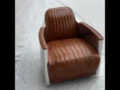 Le club de cuir des aviateurs vintage Tomcat Silla Giratoria de 1 asiento para aviones (Flugzeugfahrzeugfahrzeug für den Vintage-Flugzeugbau) est un club de cuisine de type vintage qui est un club de cuisine de type vintage.