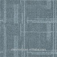 China Modern grid pattern 1/12 inch pp floor carpet tile for sale