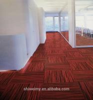 China Chine made multi level loop striped Nylon carpet tile for sale