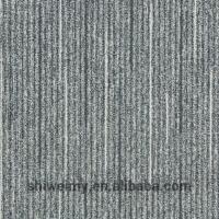 China Multi level loop Nylon striped office carpet tile, nylon carpet tiles for sale
