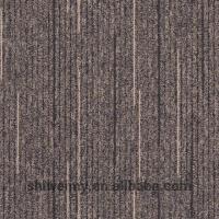 China Multi level loop Nylon striped office carpet tile, nylon carpet tiles for sale