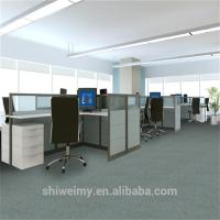 China Pure color 50*50cm simple design PP loop pile Carpet tile for sale