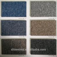 China Pure color 50*50cm simple design PP loop pile Carpet tile for sale