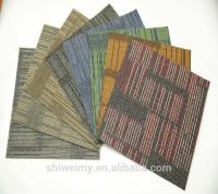 China Striped multi level loop fireproof Nylon carpet tiles for office for sale