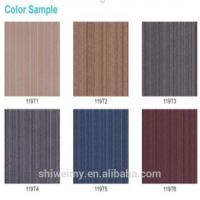 China Rectangular shape nylon yarn pvc backing carpet tile for sale