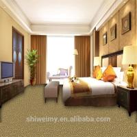 China Red high cut low loop circle pattern PP carpet for corridor for sale