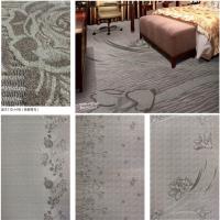 China Grey Modern Home Carpet Tufted Flower Pattern Polypropylene Material for sale