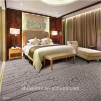 China Plain color clover pattern high cut low loop carpet for star hotel for sale