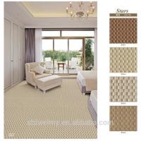 China Machine tuft striped pattern cut pile blending carpet for star hotel for sale