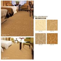 China Flower pattern long pile wool+polyester carpet for bedroom for sale