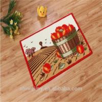 China Fresh fruit design loop pile nylon door mat for sale