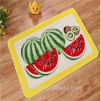China Fresh fruit design loop pile nylon door mat for sale