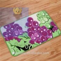 China Fresh fruit design loop pile nylon door mat for sale