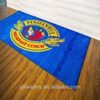 China Customized Design nylon brand logo door mat for sale