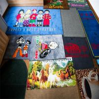 China Machine washable fireproof nylon education cartoon mat for sale