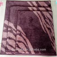 China Colorful shaggy microfiber polyester material mat for bath for sale