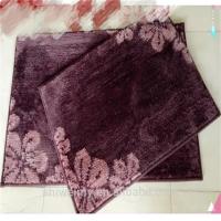 China Colorful shaggy microfiber polyester material mat for bath for sale