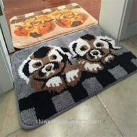 China Dog pattern cut pile bath floor mat for sale