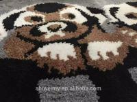 China Dog pattern cut pile bath floor mat for sale