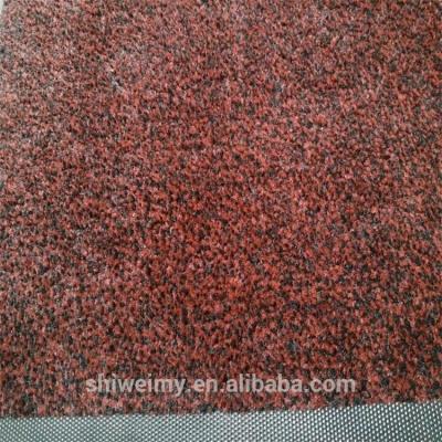 Cina Stuoia di porta di gomma materiale di nylon rossa lavabile a macchina della protezione in vendita