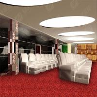 China Comfortable Modern Commercial Carpet Low Loop Jacquard PP Flooring for sale