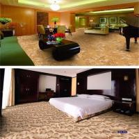 China Modern Nylon Loop Carpet Beige Flat Wave Pattern Antibacterial Feature for sale