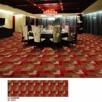 China Oriental Nylon Plush Carpet Unique Patchwork Pattern Jacquard Style for sale