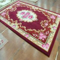 China Large Wool Floor Rugs Chinese Style Durable Feature Absorb Dust Function for sale