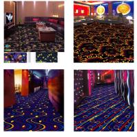 China 3d Flat Wave Pattern PVC Commercial Flooring , Patterned Wall To Wall Carpet for sale