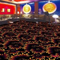 China Fluorescent Commercial Floor Tile D Firework Pattern Jacquard Style for sale