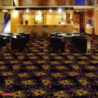 China Fluorescent Commercial Floor Tile D Firework Pattern Jacquard Style for sale