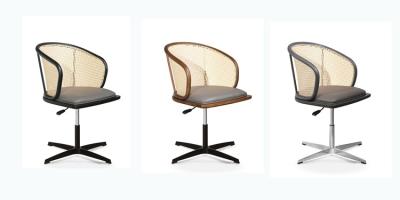 Cina Svago dell'unità di elaborazione della sedia 17in di 0.121CBM Cane Swivel Desk Fabric Executive in vendita