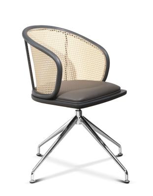 Cina I pp esecutivi di legno mettono 30in a sedere l'ufficio del rattan che presiede la parte posteriore di 42cm in vendita