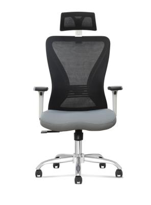 China Parte girevole esecutiva Mesh Office Chair With Headrest 4h 3d regolabile accogliente for sale