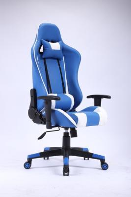 Cina Base di alluminio di gioco delle poltrone girevoli 0.169CBM della sedia girevole di sostegno ergonomico blu della parte posteriore in vendita
