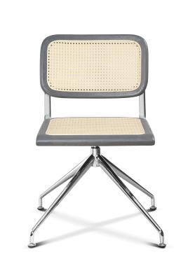 Cina sedie di scrittorio del Ministero degli Interni di studio del rattan di 80cm colore della noce di 46 x di 47 x di 75 cm in vendita