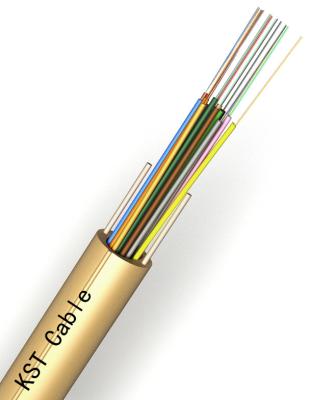 China 48 Core Breakout FTTH Optical Fiber Cable Single Mode with 0.9mm Tight Buffer for sale
