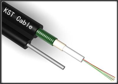 China 12 Core Single Mode Figure 8 Fiber Optic Cable With Central Loose Tube for sale