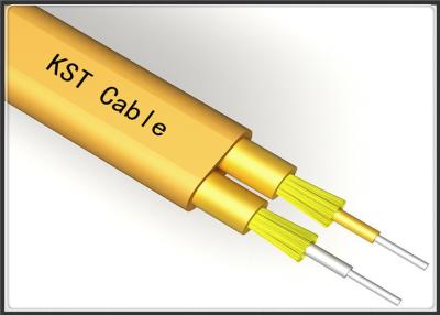 China Indoor Tight Buffer Fiber Optic Cable 2 Core Fiber Optic Bundle Cable for sale