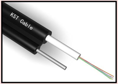 China 4 Core Ethernet Outdoor Fiber Optic Cable Sinlgemode PE Jacket  Ultra Violet Resistance for sale