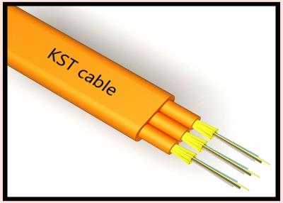 China 12 Core Indoor Fiber Optic Cable Used For Networking , Fiber Optic Single Mode Cable for sale