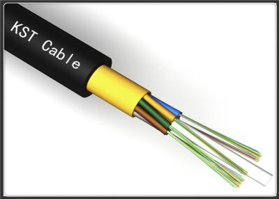China Light Weight Dielectric Fiber Optic Cable Kevlar Yarn Aerial Optical Fiber Cable for sale