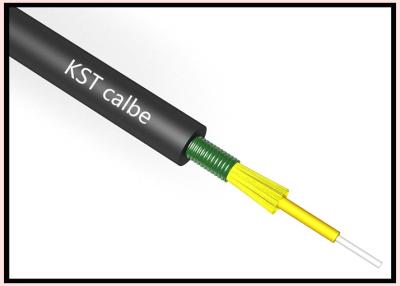 China 4 Core Steel Tape Armored Duct Fiber Optic Cable With Kevlar Yarn Strengthen for sale