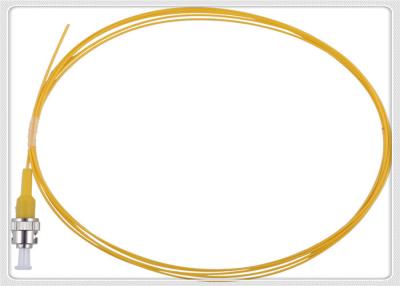 China Steel Tube Type Single St Pigtail Mode / Multimode Fiber Optic Pigtail Cables for sale