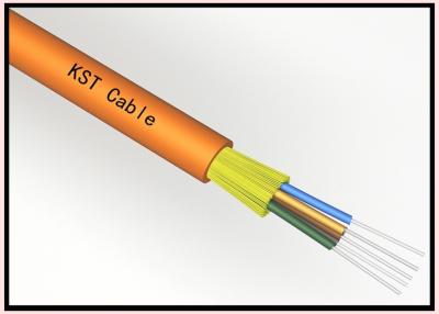 China 24 Core Loose Tube Dielectric Fiber Optic Cable , Fiber Optic Internet Cable for sale